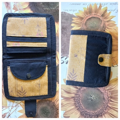 Wallet Sewing Pattern, Checkbook Wallet, Cell Phone, Long Wallet, Bi ...