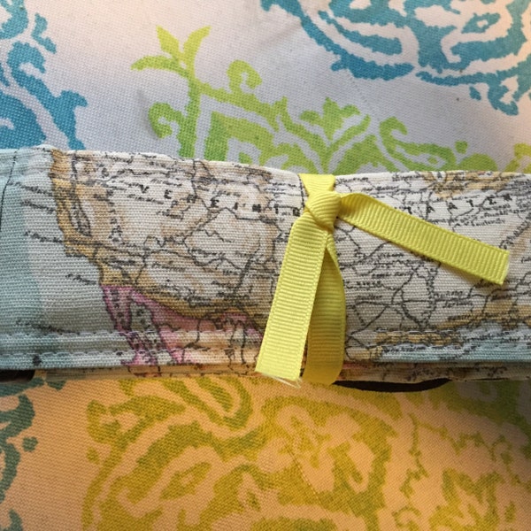 Guitar Strap - Handmade - World Map - Etsy
