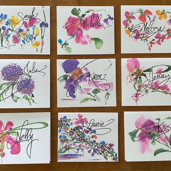 5 ASSORTED DESIGNS PERSONALIZED - Etsy