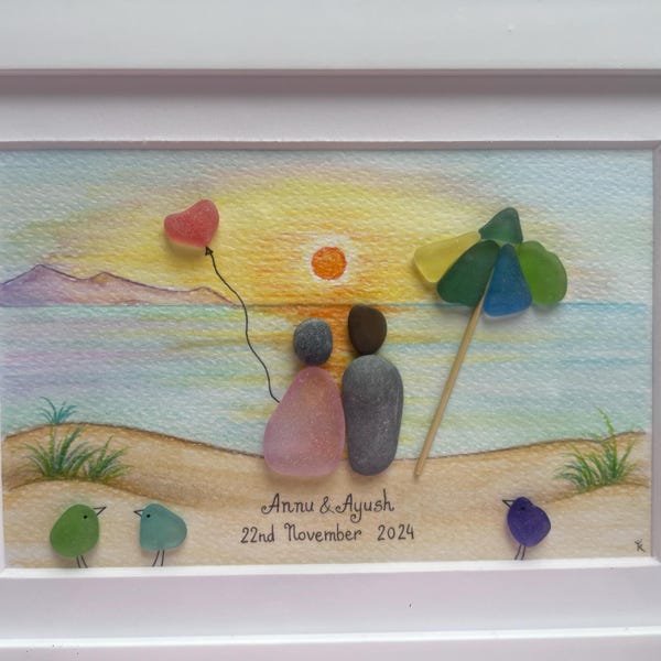 Pebble Art for Beach House, Pebble Art Lighthouse, Nautical Decor ...