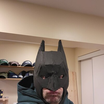 Bale Bat Cowl Mask Template A4 & Letter Size Ready to Print PDF ...