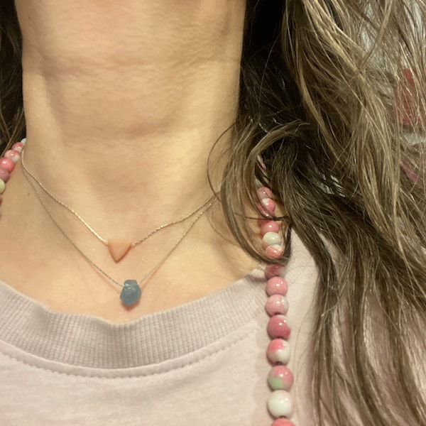 Minimalist Choker Necklace Transparent Fishing Line Mini Star, Flower ...