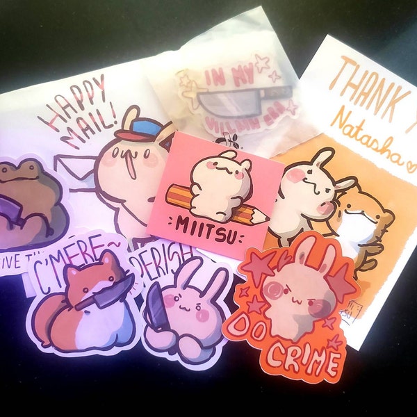 Questionable Bunny Acrylic Keychain Cute Acrylic Double Sided Keychain ...