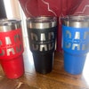 Dad Tumbler With Kids Names, Personalized Dad Cup, Daddy Tumbler, Dad ...