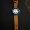 Handmade Leather Watch Strap With Camel Vegetable Tanned Leather, Watch ...