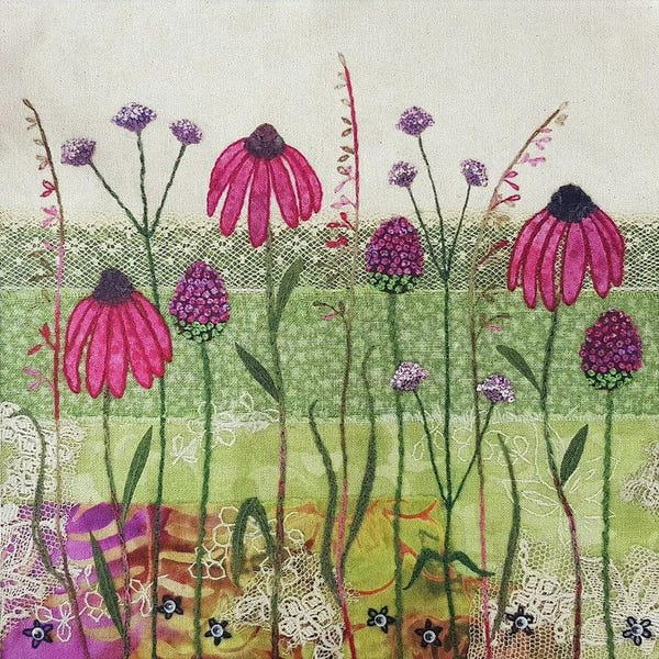 Floral Embroidery Kit - 'cornish Coast' - Modern Hand Embroidery - Gift ...
