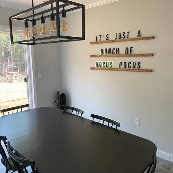 Extra Letter Set + Picture Pack Option for Letter Ledges | Black or ...