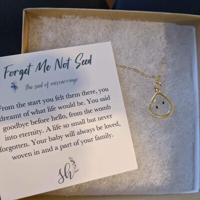 Miscarriage Gift. Miscarriage Necklace. Miscarriage Jewelry. Memorial ...