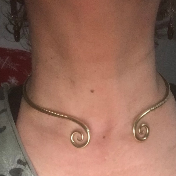 Viking Celtic Bronze Torc - Etsy