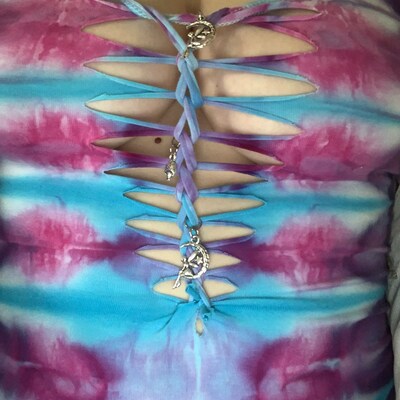 Electric Daisy Braided Romper / Tie Dye Romper / Braided Romper/catsuit ...