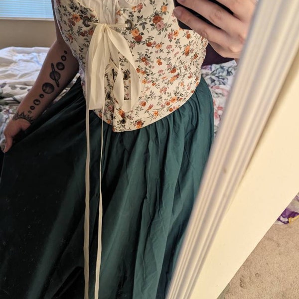 Renaissance Skirt, Peasant, Cosplay, Cottage Core, LARP, Fairy, Elf ...