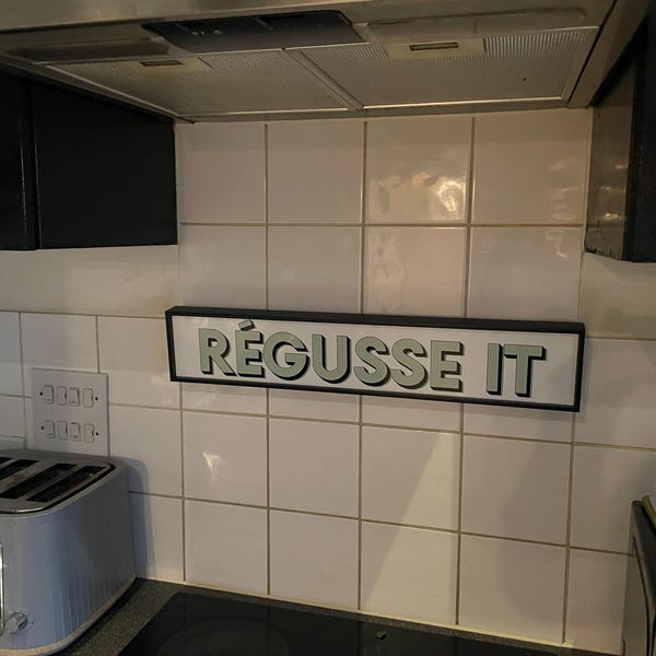 Riff Raff Only Framed Neon Style Font Print Metal Print Retro Gallery ...