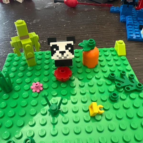 Minecraft Baby Panda With a Stick of Bamboo - MC, Genuine LEGO® Animal ...