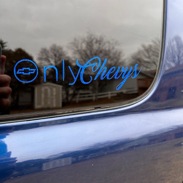 Only Chevy's Car Decal- Onlychevy's Truck Decal Sticker - Etsy
