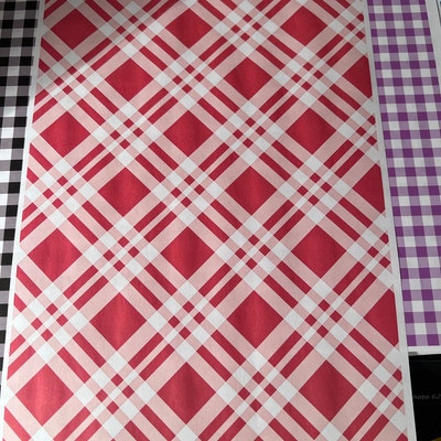 Gingham Pattern Seamless Digital Paper, Pastel Colours & White ...