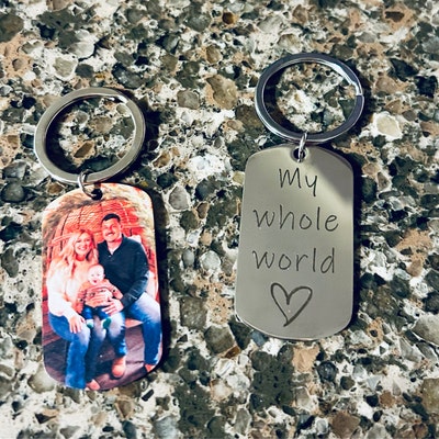 Custom Engraved Keychain, Personalized Stainless Steel Keychains ...