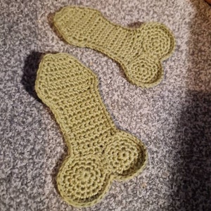 Penis Coaster Crochet, Crochet Willy Pattern, No Sew Crochet, Crochet ...