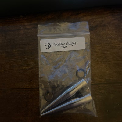 Set of 8g 10g 12g 14g Black Steel Pinchers for Septum - Etsy