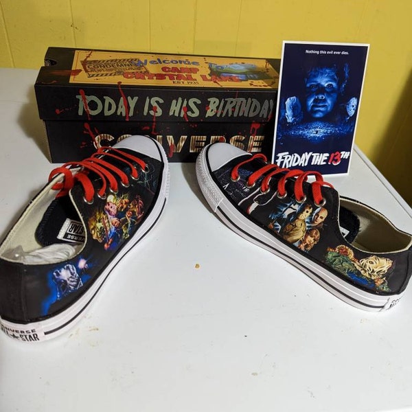 Halloween Converse High Tops - Custom Scary Horror Sneakers for ...