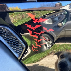 Bat Decal Bats Goth Car Accessories Spooky Bitch Goth Car Decor Goth ...