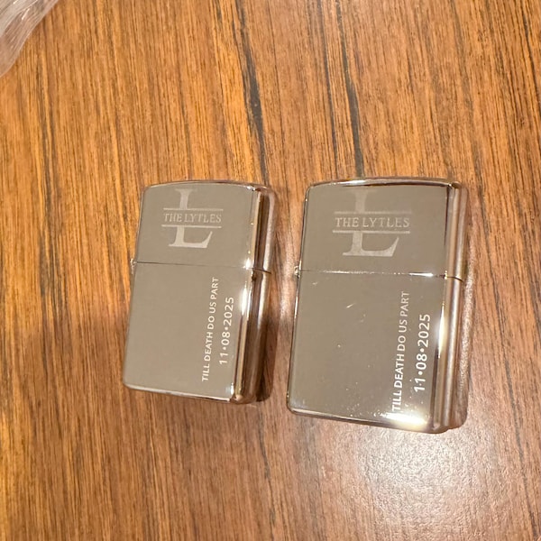 Engraved Lighter for Men – Personalized Groomsmen Gift - Etsy
