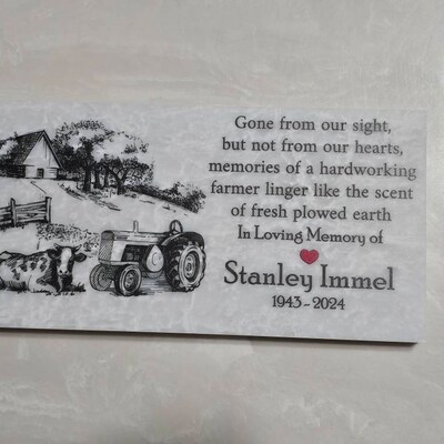 Personalized Horse Pony Memorial Stone. 8x4 Stone Brick. Burial Marker ...