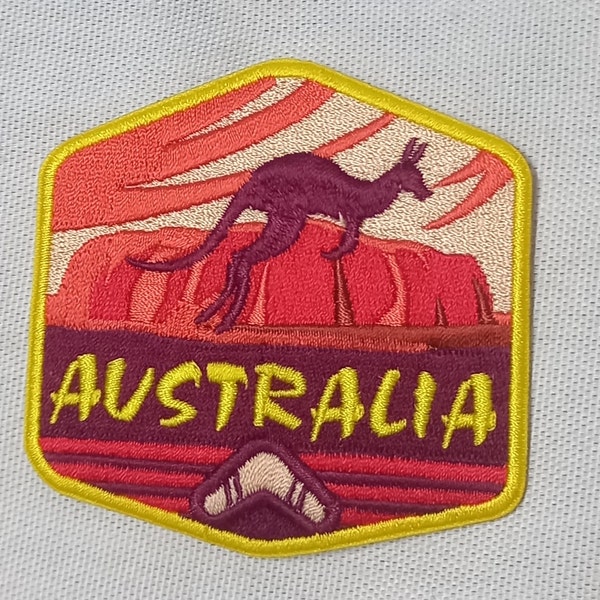 Australia Travel Patch Embroidered Iron on Sew on Badge Souvenir - Etsy