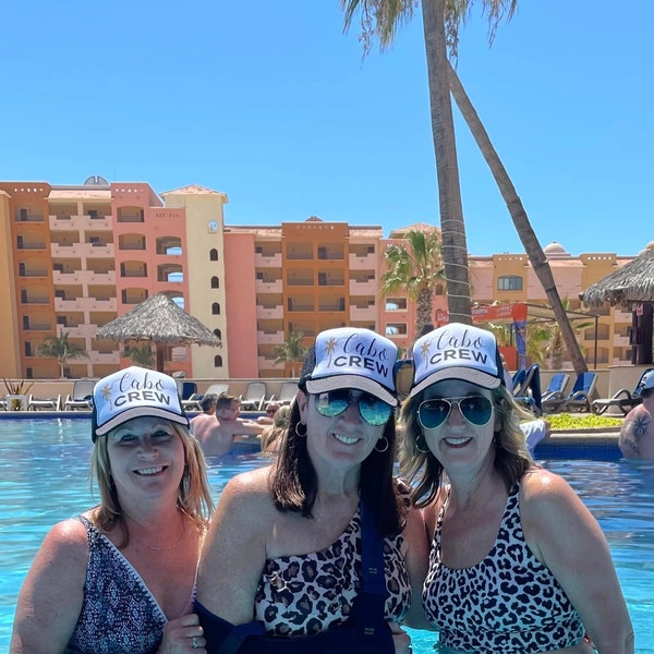 CABO CREW Hats, Bachelor Party Hat, Crew Hat, Team Crew, Totally ...