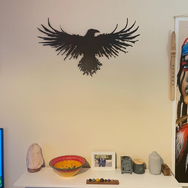 Raven Metal Viking Wall Art, Odin’s Ravens, Norse Raven Mythology Art ...