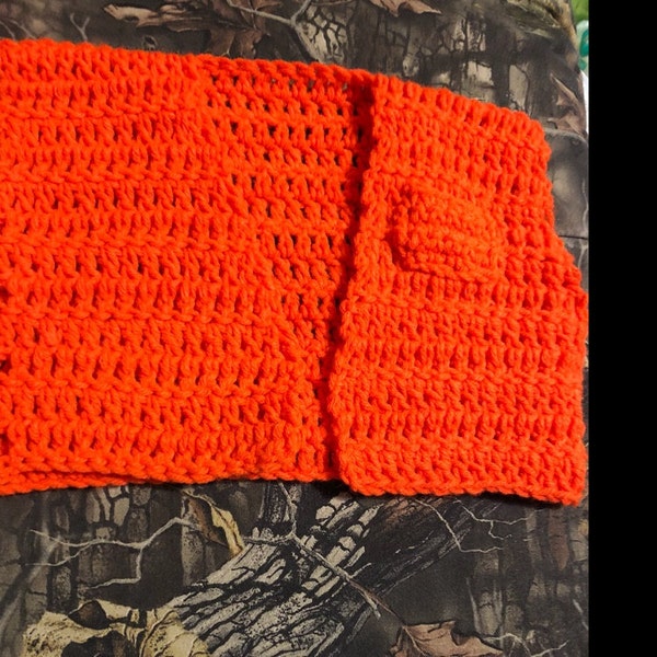 Hunting Vest Crochet Pattern ~ Crochet Hunting Pattern ~ Hunter Costume ...