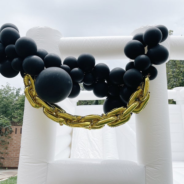Gold Chain Balloons! Party Decor, 90's Party, 90s Party Supplies, Hip ...
