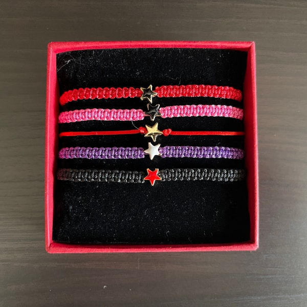 Set of 2 Matching Star Bracelets for Couples and Friendships | best ...