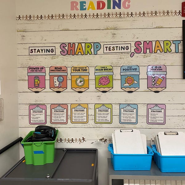 Calming Corner Editable Classroom Printables, Calm Down Skills, Bright ...