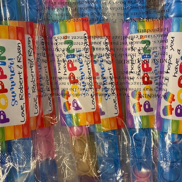 Pop It Bracelet , End of School Gift , Classroom Gifts , Students ...