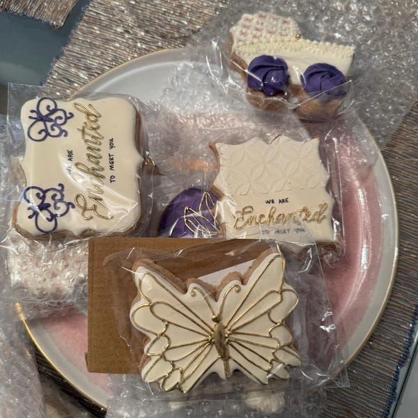 Dainty Pink Baby Shower Sugar Cookies - Etsy