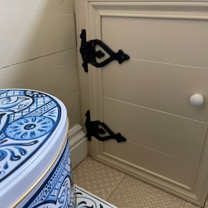 PAIR of ANTIQUE COPPER Cast Iron Gallows Railway Ironbridge - Etsy