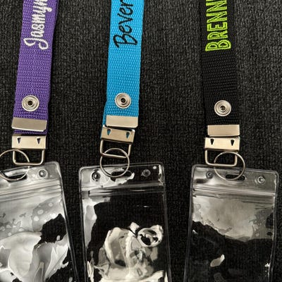 Seapass Lanyard/card Holder Embroidered - Etsy