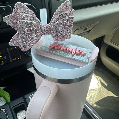 Black Straw Bow Topper - Etsy