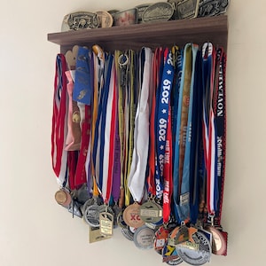 Natural Wood Horse Show Ribbon Display/ Horse Award Display/ Award ...