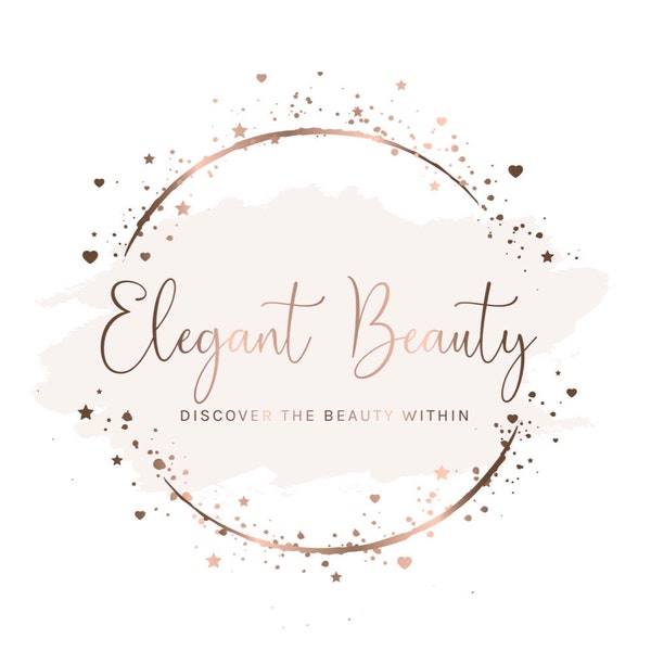 Pretty Logo Design Branding Kit Customized for Boutiques, Photographers ...