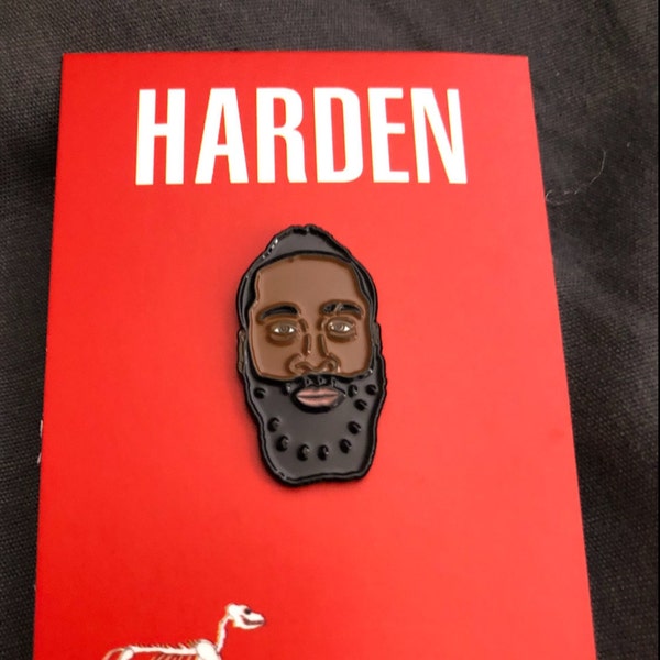 James Harden Enamel Pin - LIMITED EDITION Pin - Lapel Pin - Houston ...