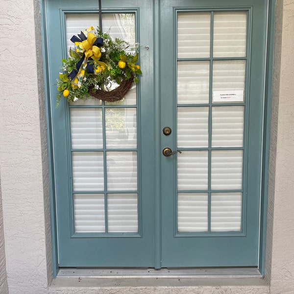 Rustic "welcome to Our Home" Door Hanger, Farmhouse Style Front Door ...