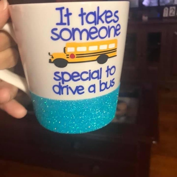 Personalized Bus Driver Ceramic Mug, School Bus Driver Gift, Custom Bus ...