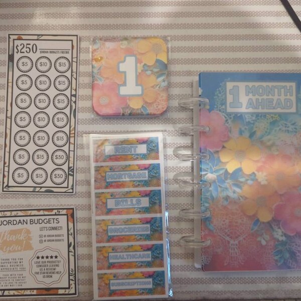 Tuition A6 Size Savings Challenge Cards Physical Shipped Item No Binder ...
