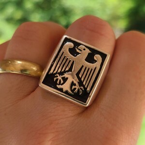 Sterling Silver Ancient Sumerian Symbol Ring Star of Ishtar 8 Pointed ...