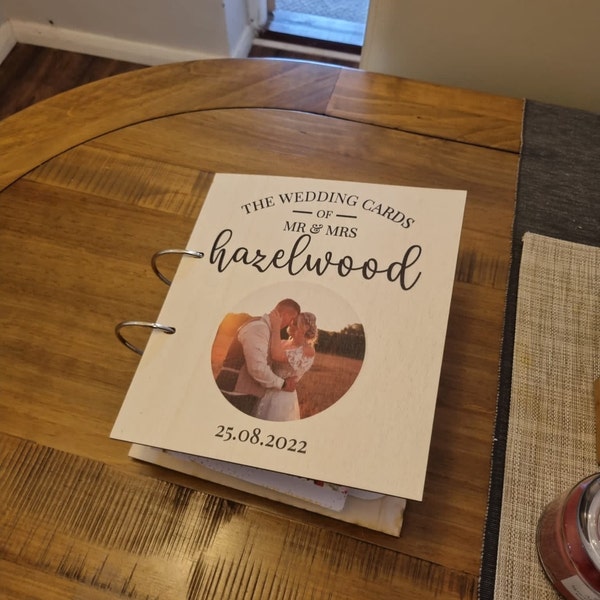 Wedding Card Book | Wedding Card Keepsake Personalised Wedding Guest ...
