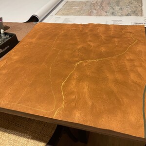 Personalised 3D Relief Map A Print of the Terrain Where You Live - Etsy