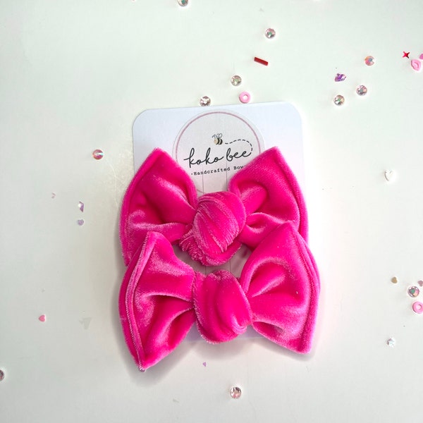 Princess NEON PINK Polyester Spandex Stretch Velvet Fabric for Tops ...