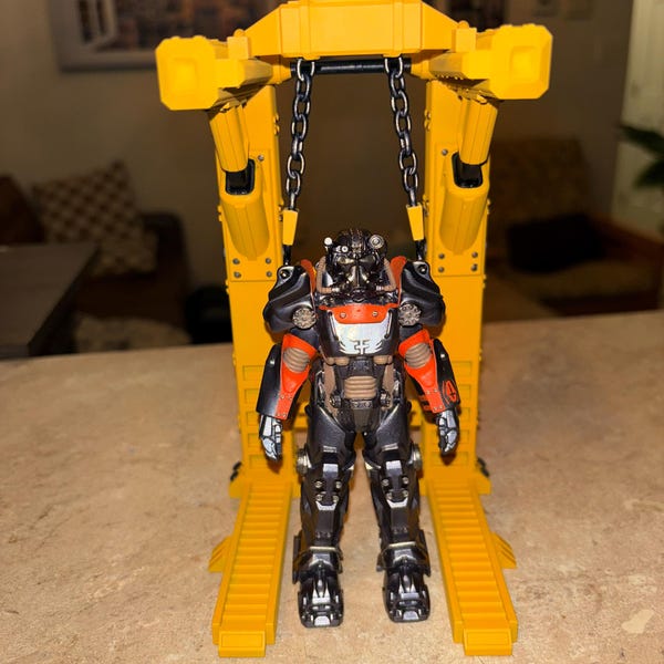 Fallout 4 T-60 Power Armor | Hot Rod Flames Paint Job | Resin Figurine ...