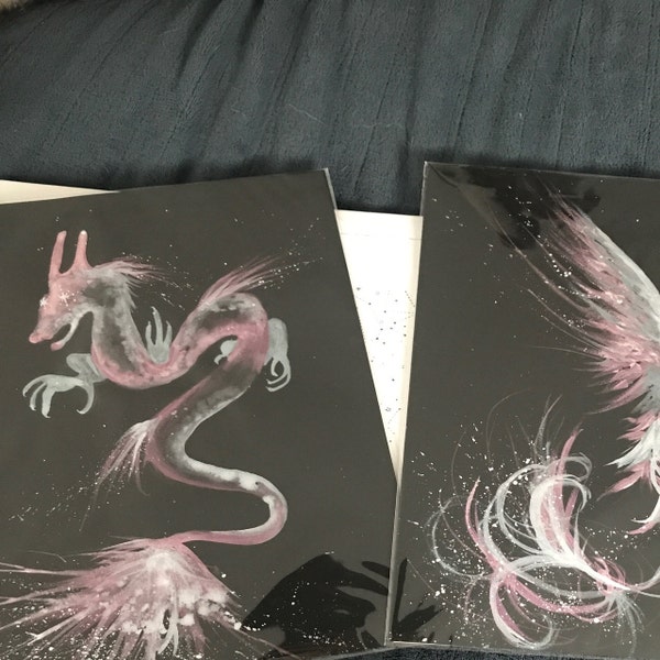 Cosmic Manta Ray Art Print, Watercolor 8x10 - Etsy